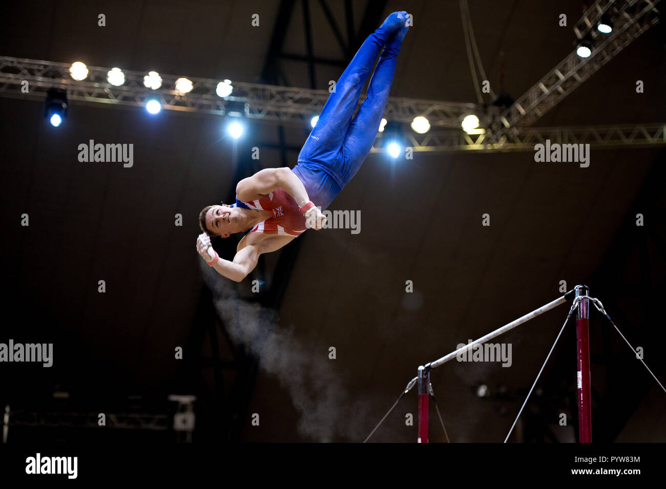 Doha, Qatar. 29th Oct, 2018. BRINN BEVAN from Great Britain competes on ...