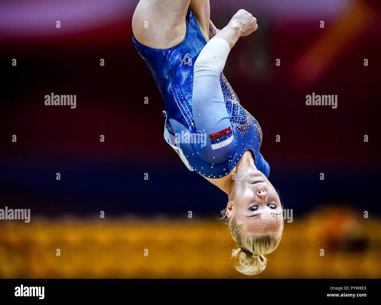 Doha, Qatar. October 30, 2018: Angelina Melnikova of Russia during ...