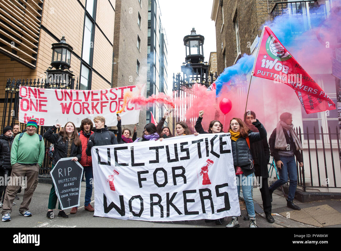 University college london outsourced workers hi-res stock photography ...
