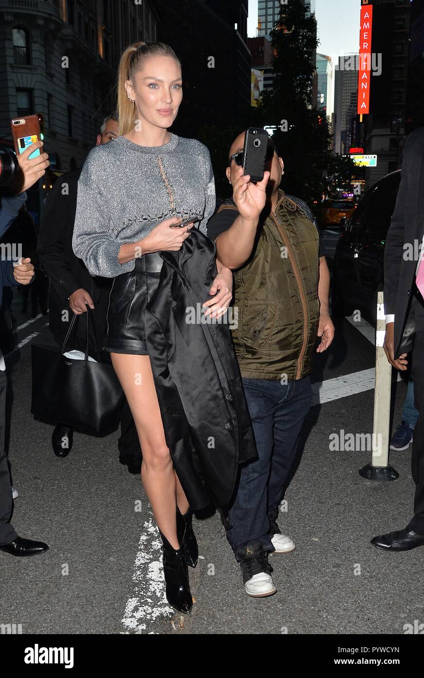 New York, NY, USA. 30th Oct, 2018. Candice Swanepoel out and about for ...