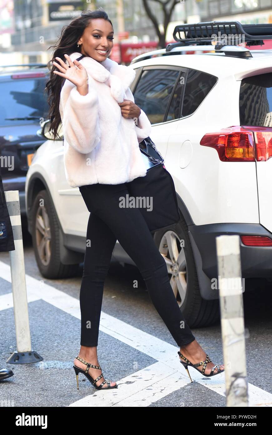 New York, NY, USA. 30th Oct, 2018. Jasmine Tookes out and about for ...