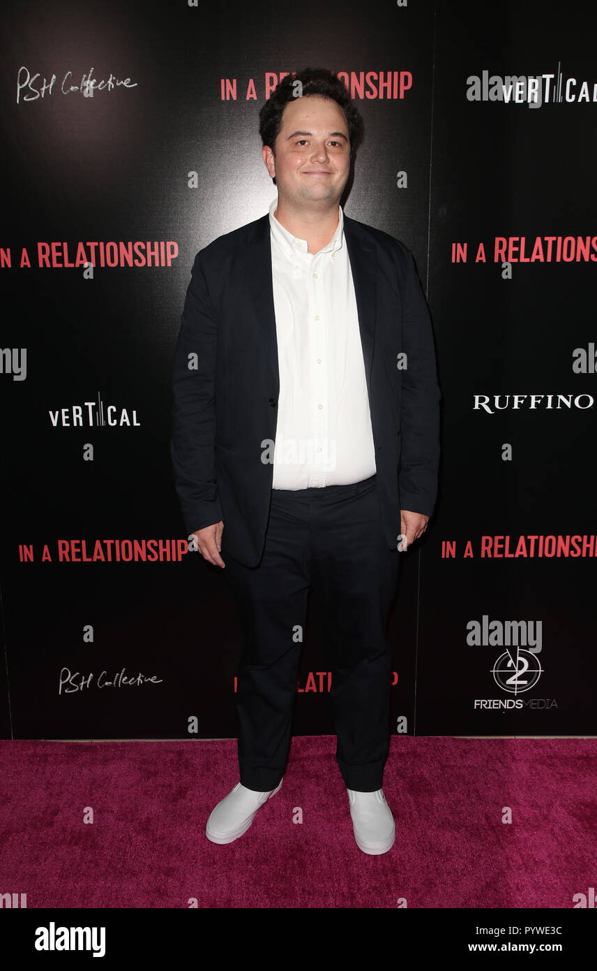 West Hollywood, Ca. 30th Oct, 2018. Sam Boyd, at the LA Premiere Of In ...