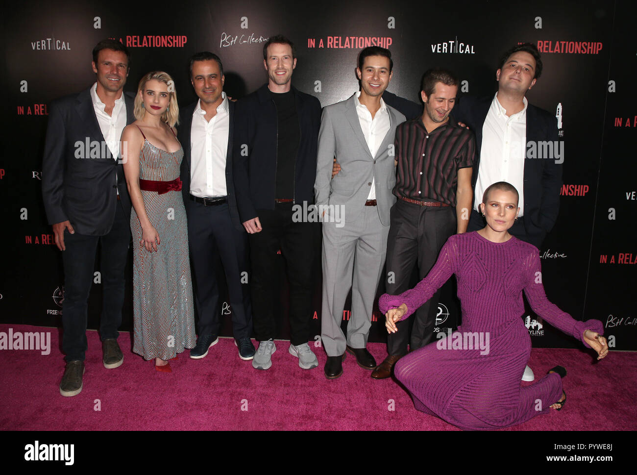 West Hollywood, Ca. 30th Oct, 2018. Sam Boyd, Emma Roberts, Dree ...