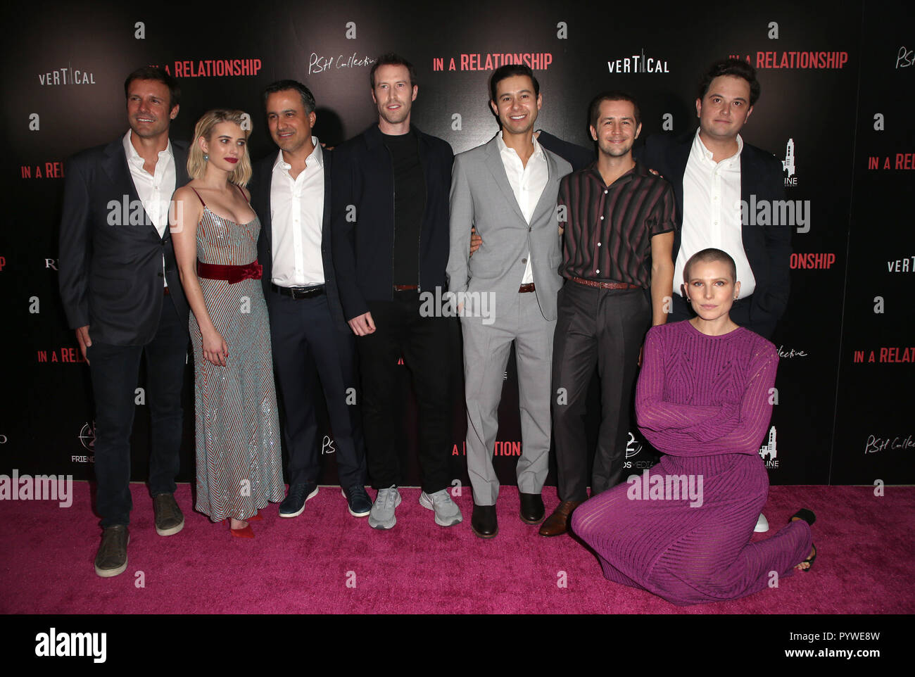West Hollywood, Ca. 30th Oct, 2018. Sam Boyd, Emma Roberts, Dree ...