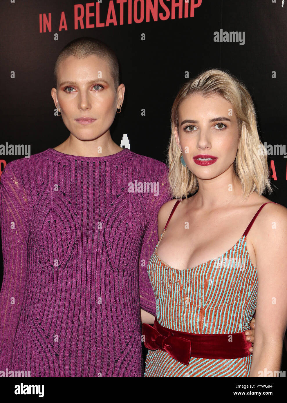 West Hollywood, California, USA. 30th Oct, 2018. Emma Roberts, Dree ...