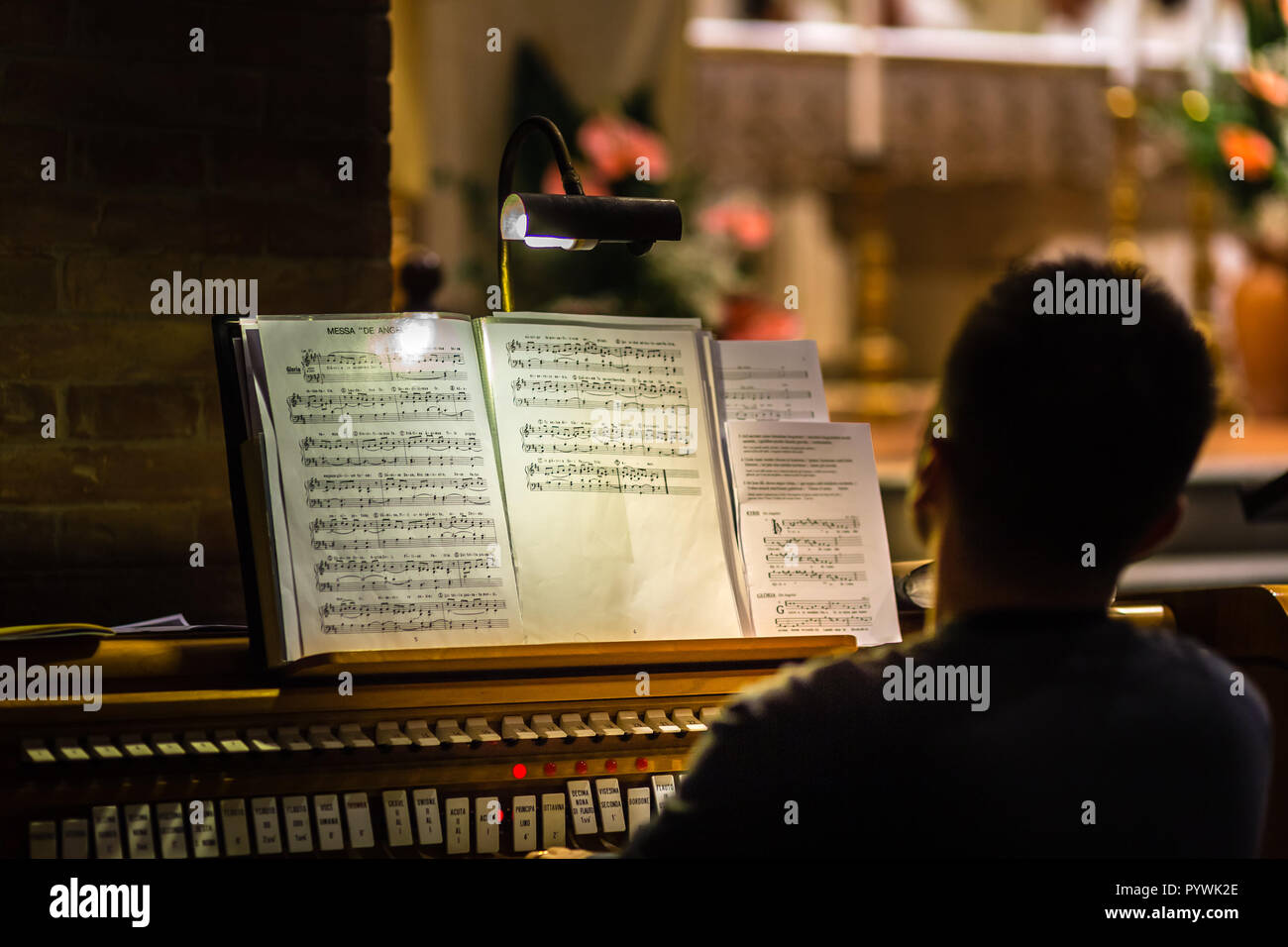 Church music notation hi-res stock photography and images - Alamy