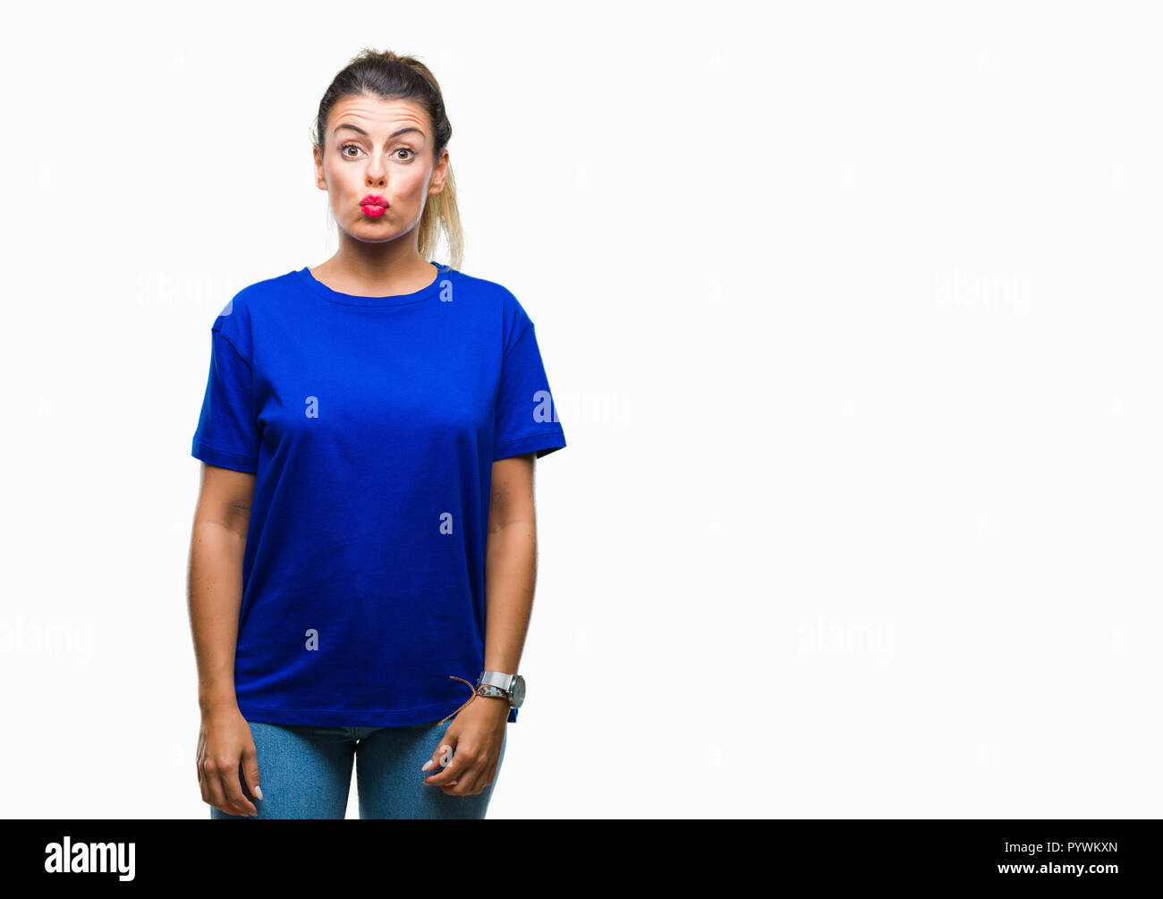 Puff cheek Cut Out Stock Images & Pictures - Alamy