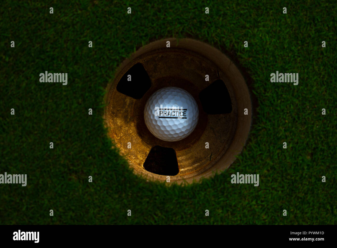 Hole in One - Golf Stock Photo - Alamy