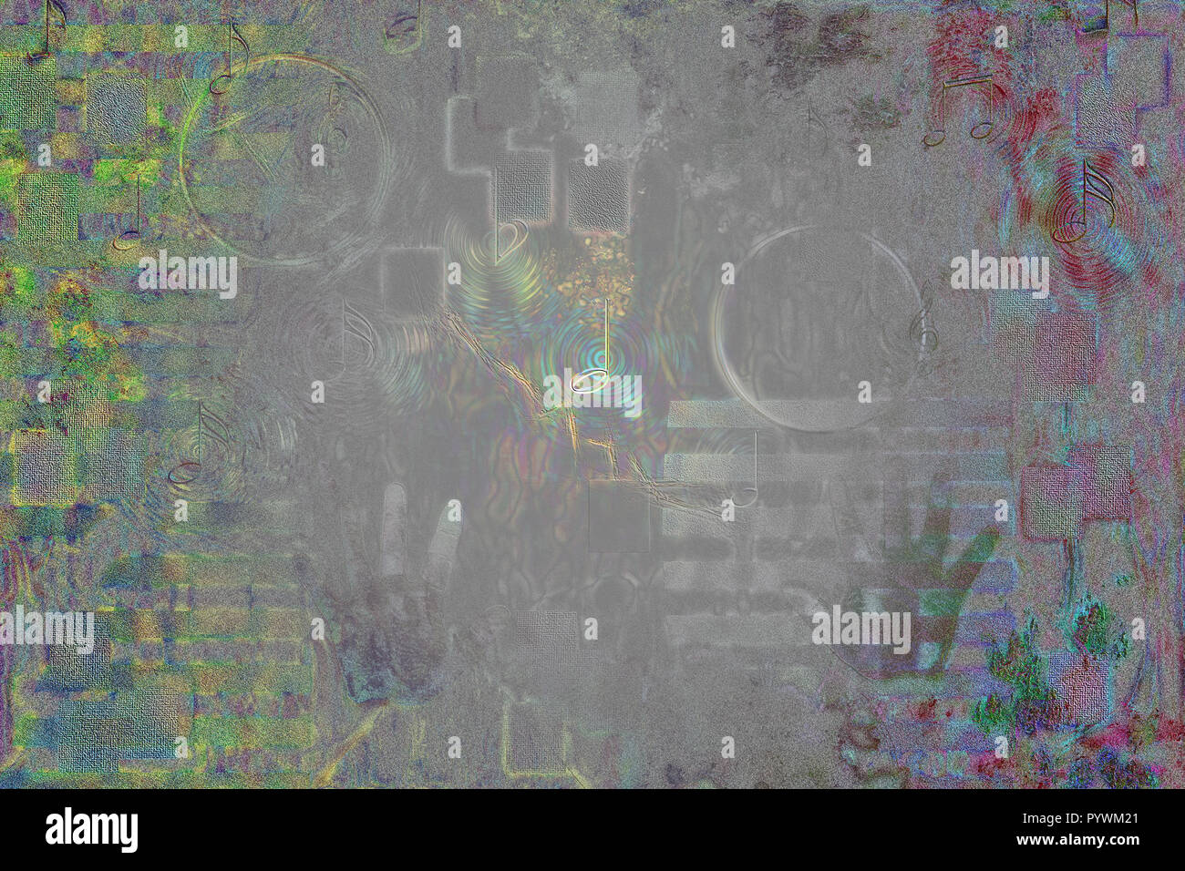 Abstract composition represents music sound Stock Photo - Alamy