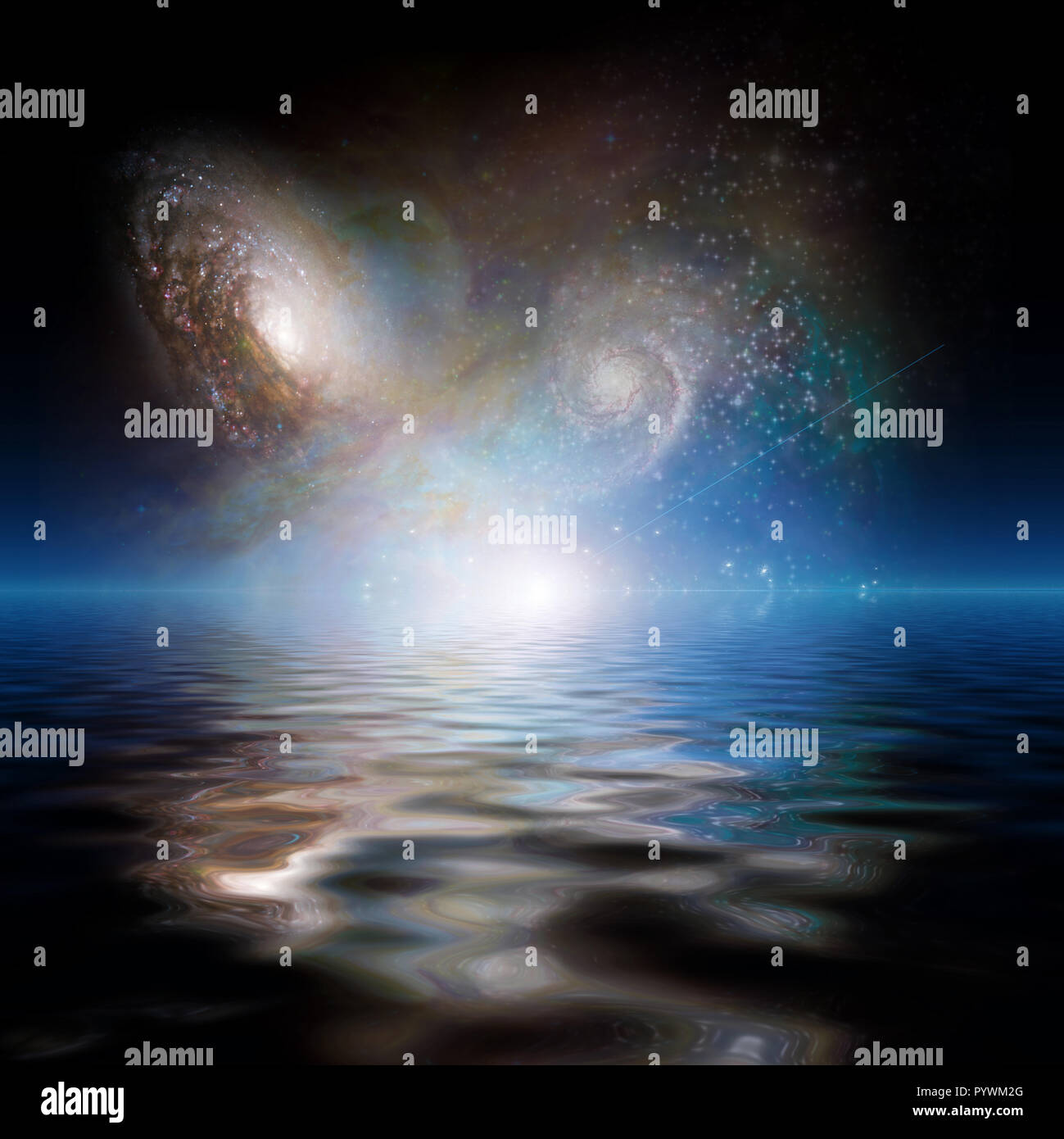 Galaxy ripple hi-res stock photography and images - Alamy