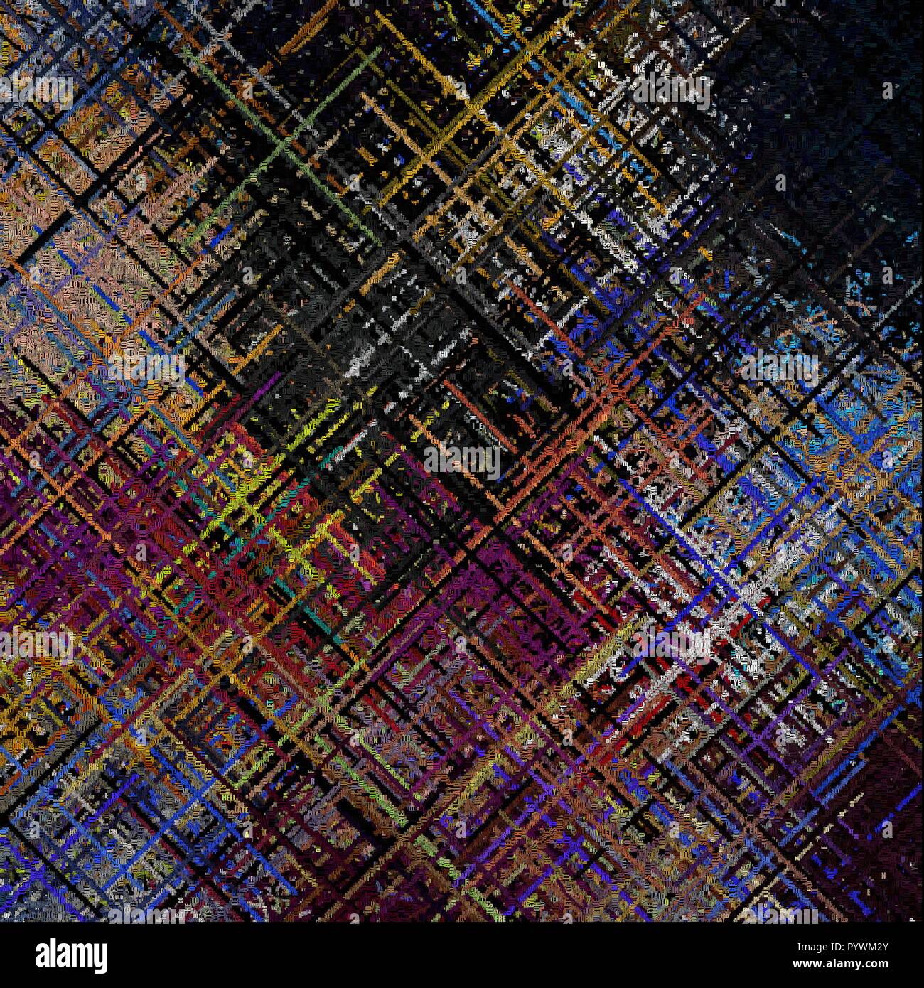 Abstract cross lines pattern. Image composed entirely of words Stock ...