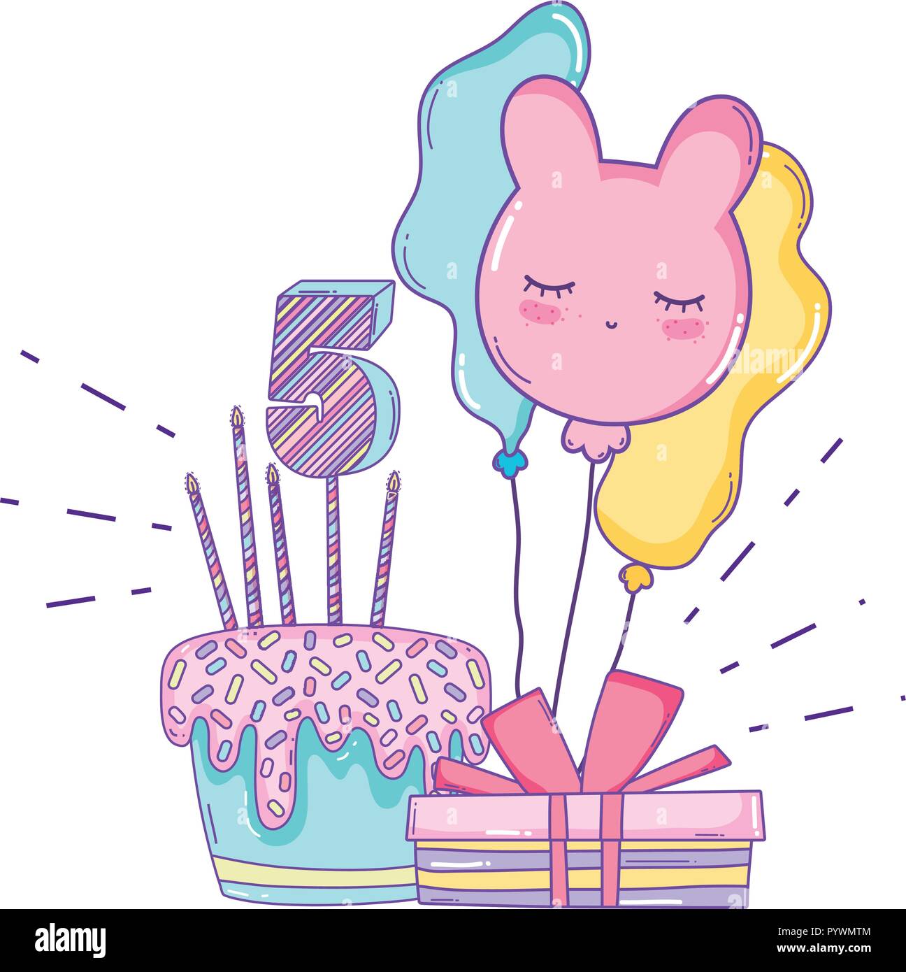 Happy birthday cartoons Stock Vector Image & Art - Alamy