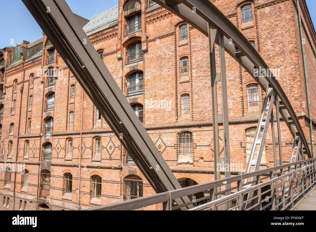Interiors of Speicherstadt (Warehouse) district in Hamburg, Germany ...