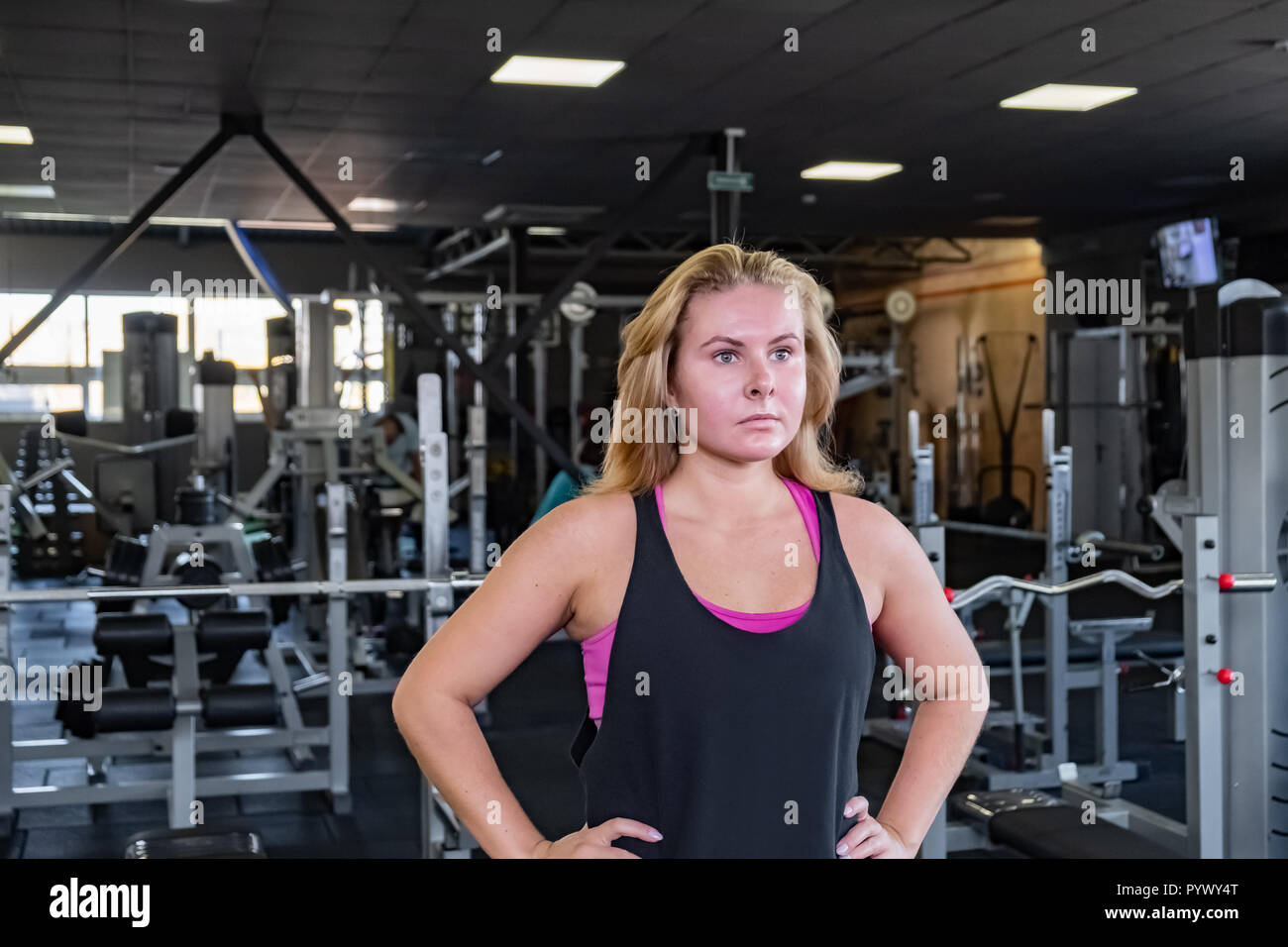 Body builder female hi-res stock photography and images - Alamy