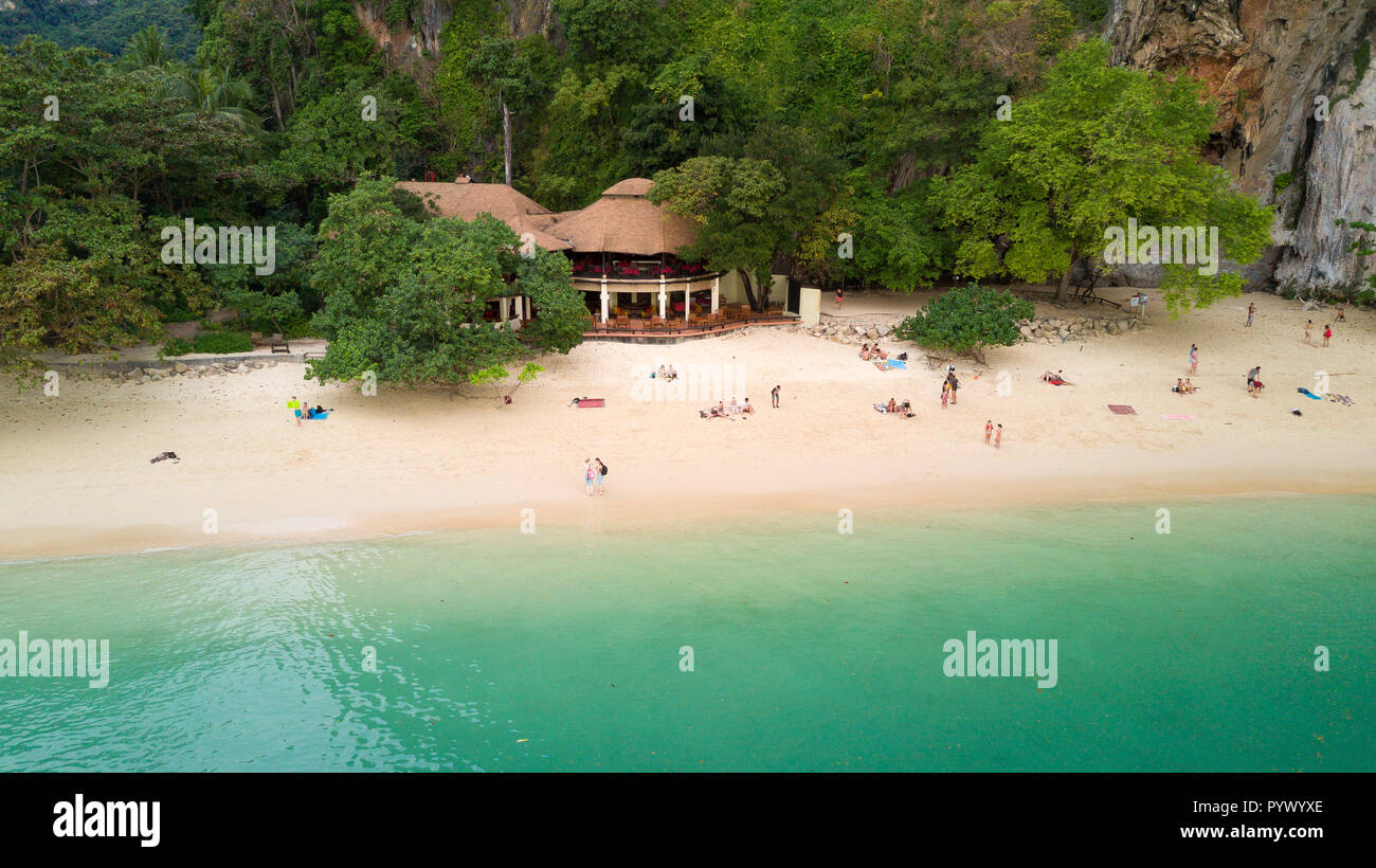 Aerial view of Railay beach in Krabi province, Thailand Stock Photo - Alamy