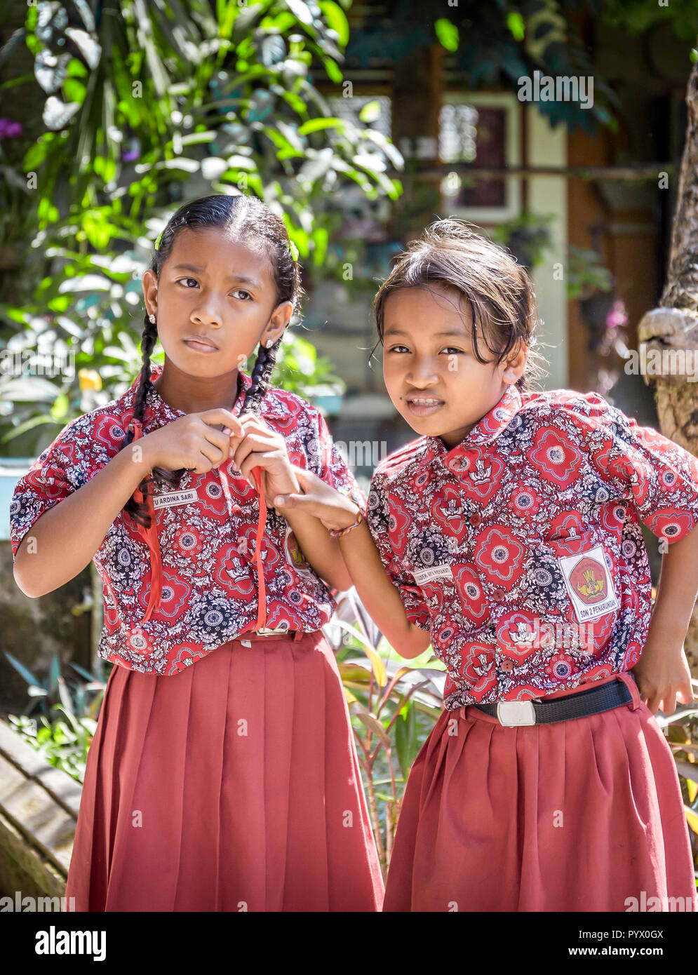 Asian girl wearing schoolgirl uniform hi-res stock photography and ...