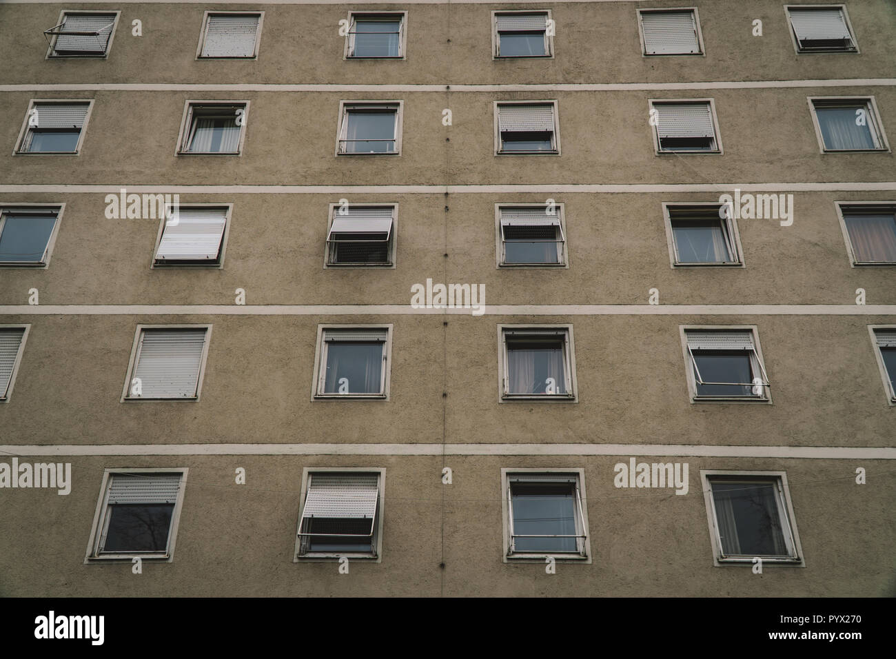 Residential Block In Munich Stock Photo - Alamy