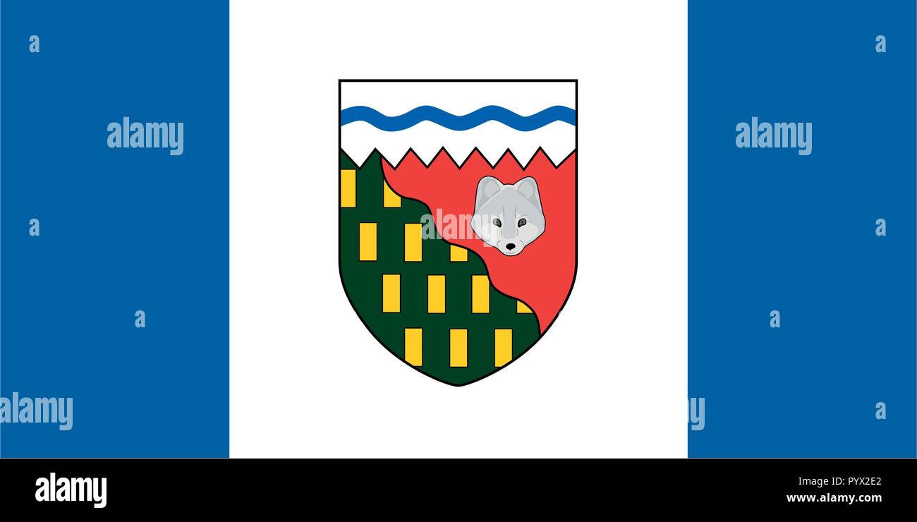 Northwest Territories vector flag. Canada Stock Vector Image & Art - Alamy