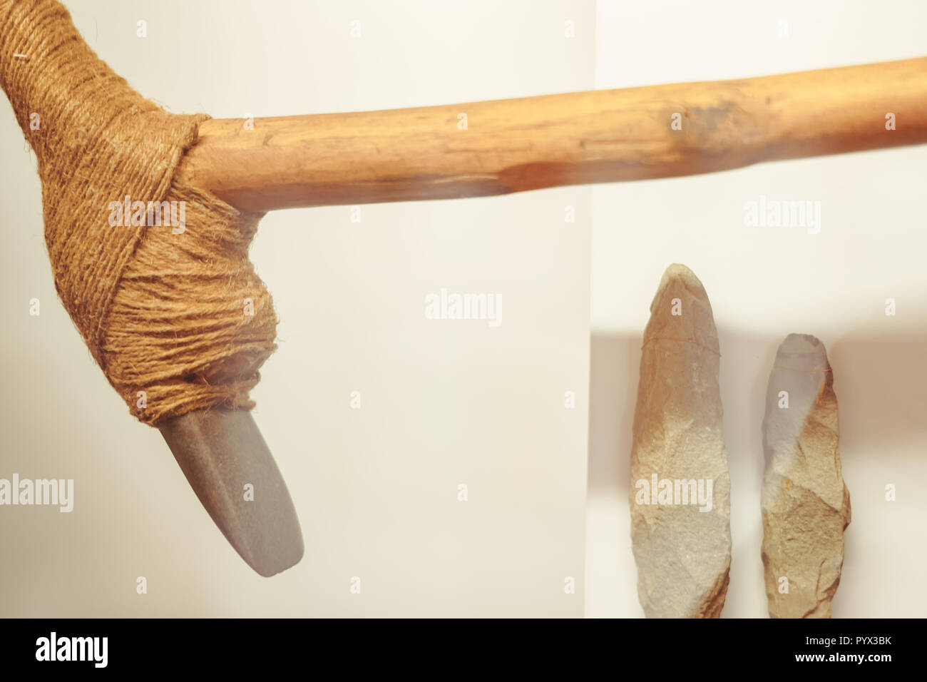 Stone ax hi-res stock photography and images - Alamy