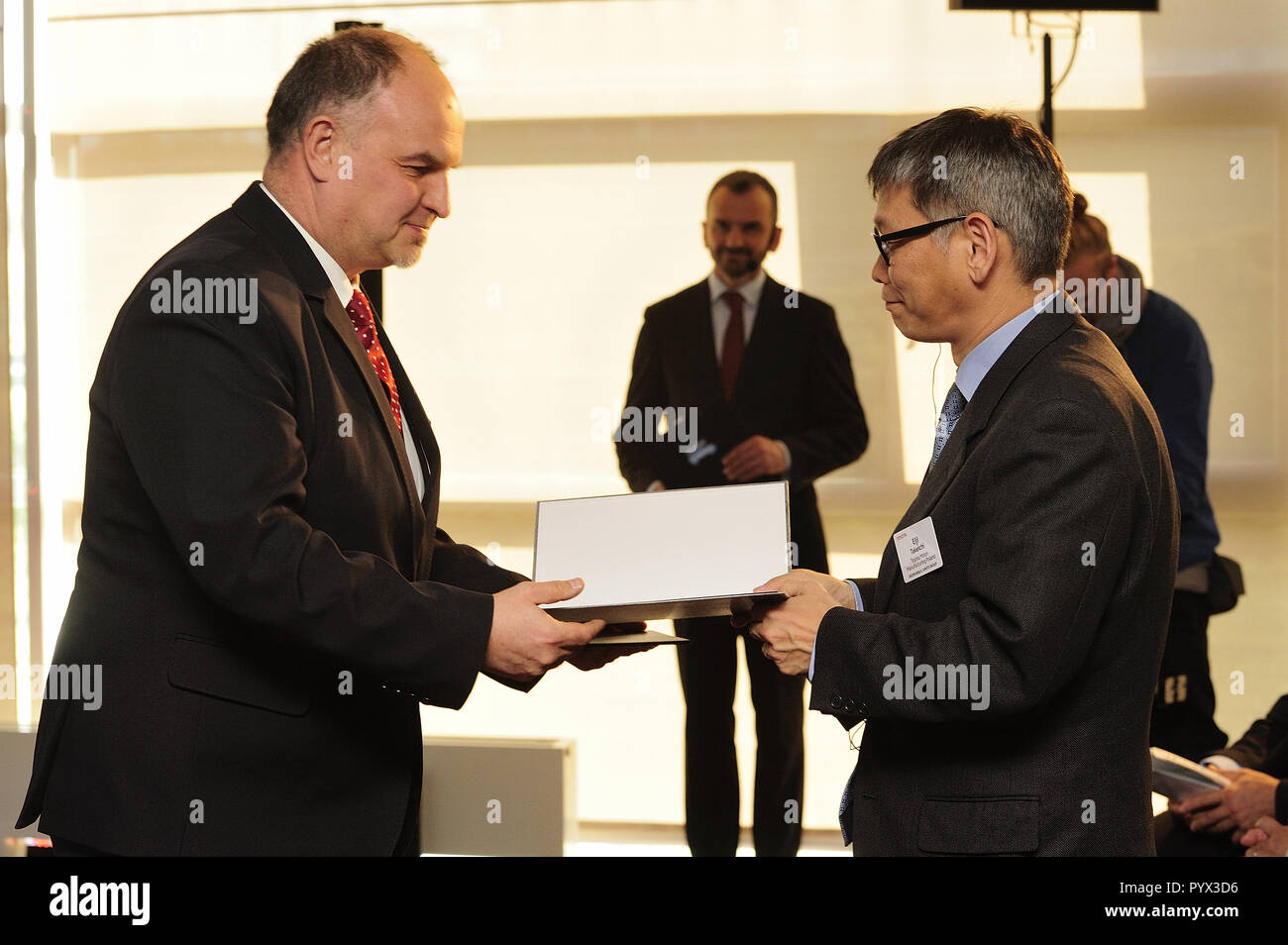 Wałbrzych, Poland, Toyota Opening of a new production line of hybrid ...