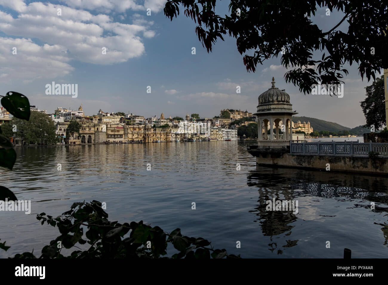View over Lake Pichula in Udaipur, India Stock Photo - Alamy