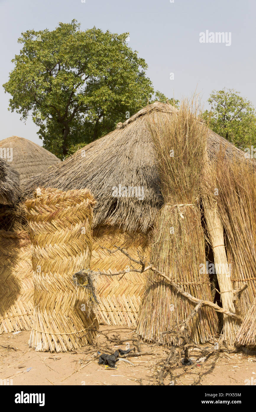 Typical african village hi-res stock photography and images - Alamy