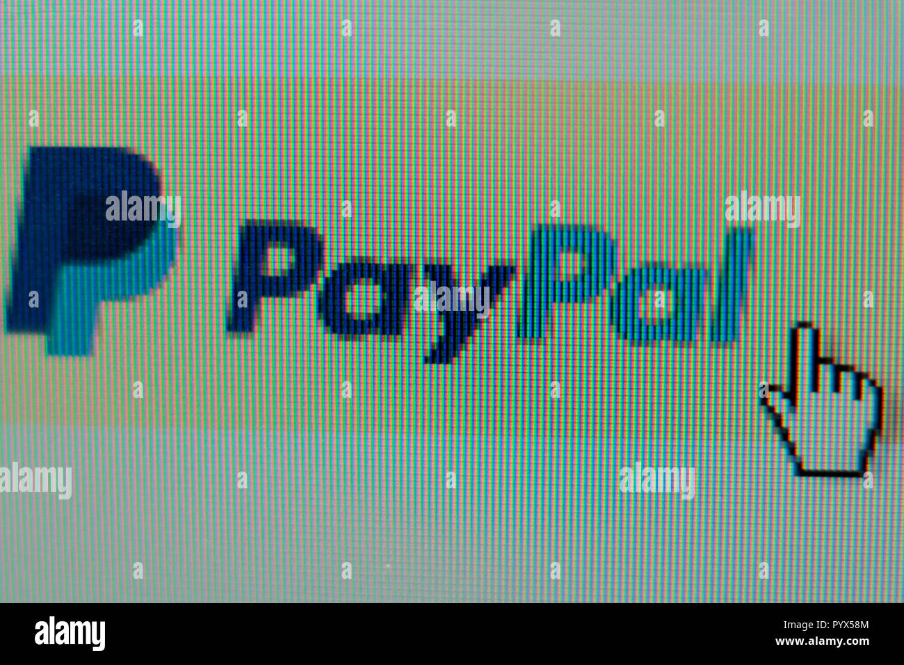 Hand cursor screen hi-res stock photography and images - Alamy