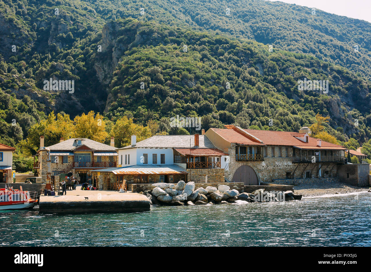 Mount athos monasteries hi-res stock photography and images - Alamy
