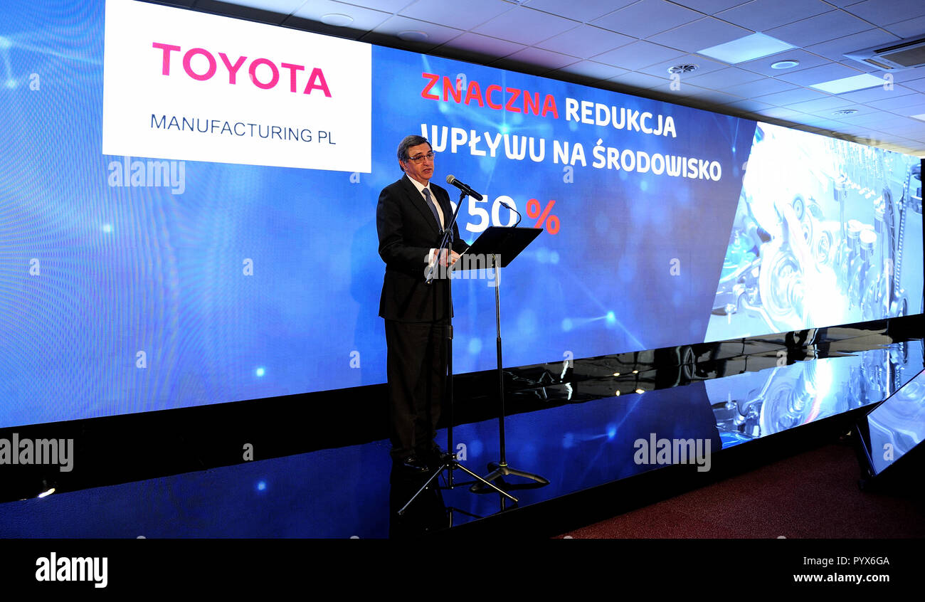 Walbrzych, Poland, Toyota Opening of a new production line of hybrid ...
