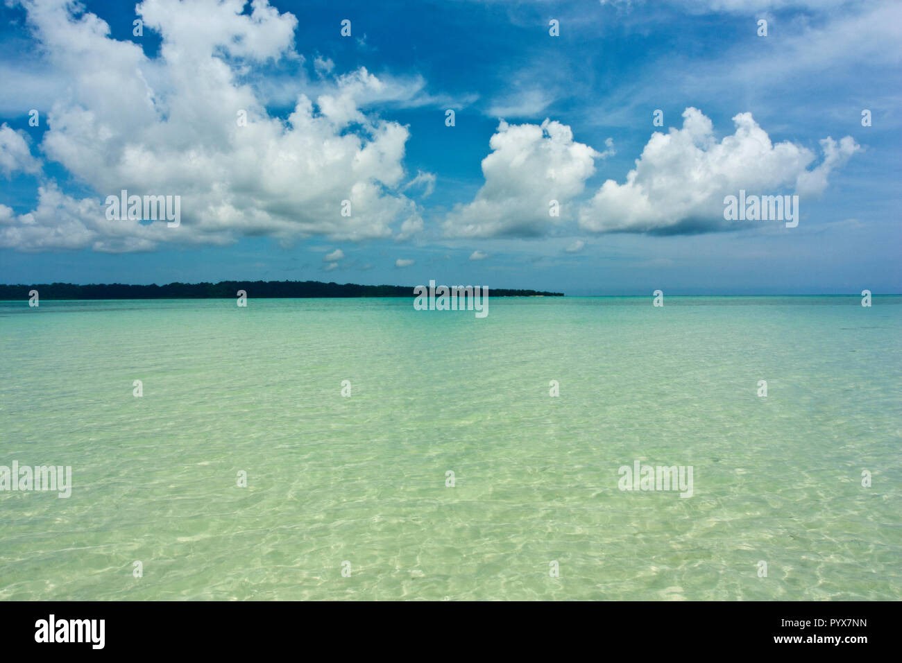 Crystal clear water on the beach Stock Photo - Alamy