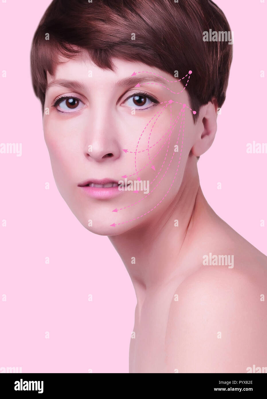 Young female with clean fresh skin Stock Photo - Alamy