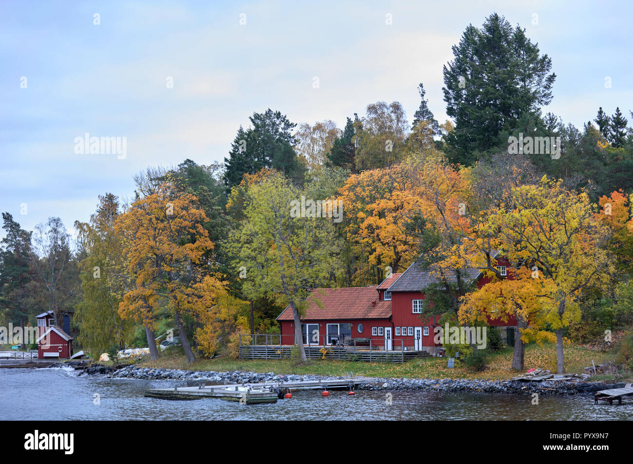 Granholmen island near Vaxholm, Sweden Stock Photo - Alamy