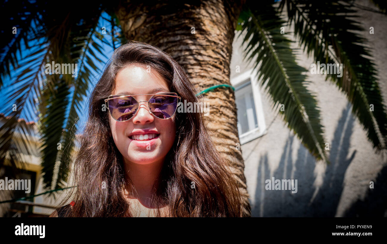 Closeup palm tree hi-res stock photography and images - Alamy
