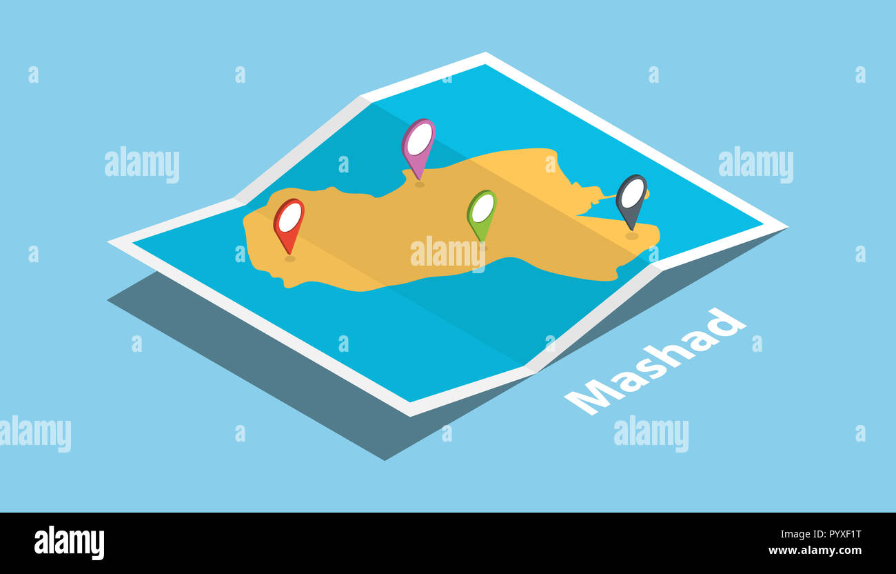 Mashhad map hi-res stock photography and images - Alamy