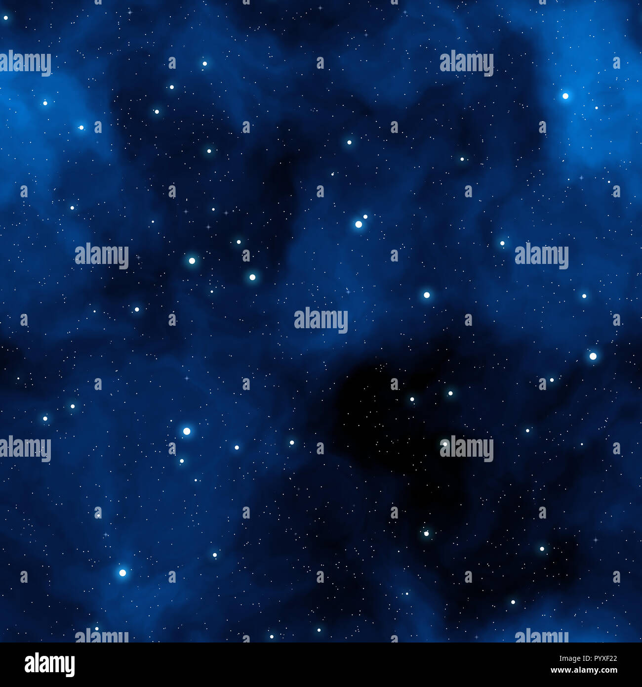Seamless background or texture starrs in outer space illustration Stock ...