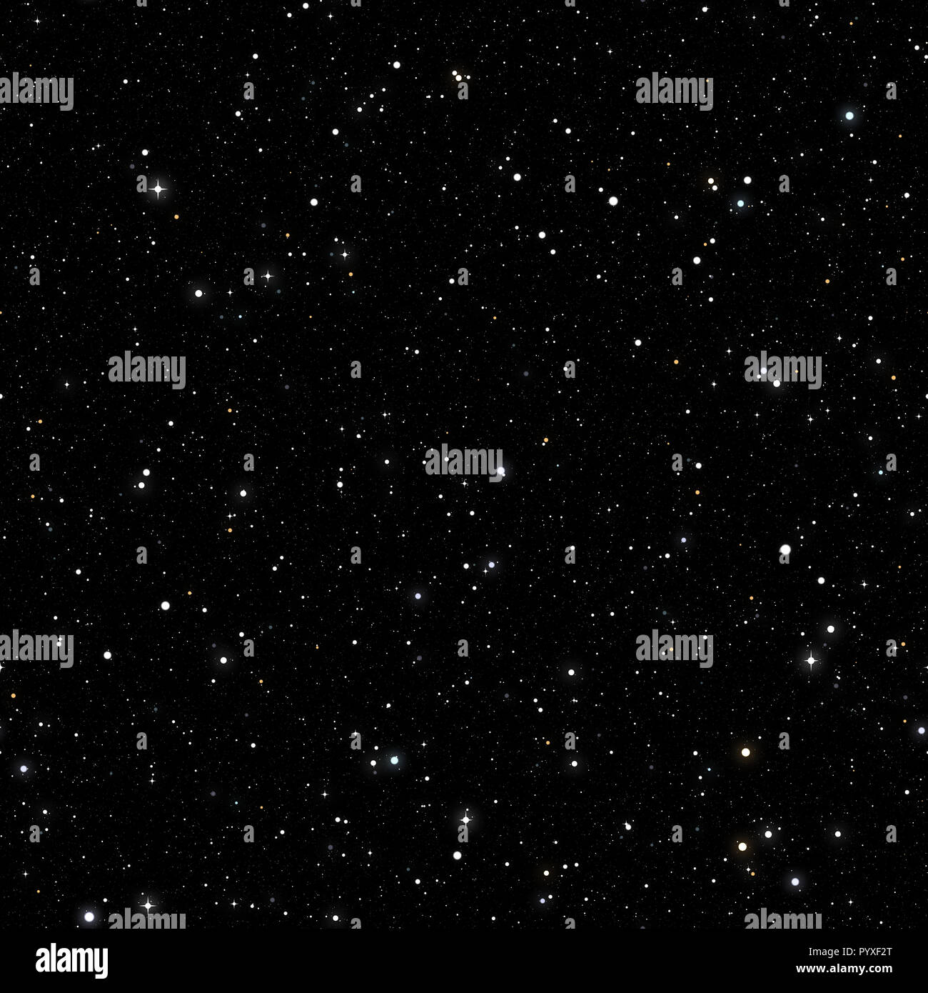 Seamless background or texture starrs in outer space illustration Stock ...