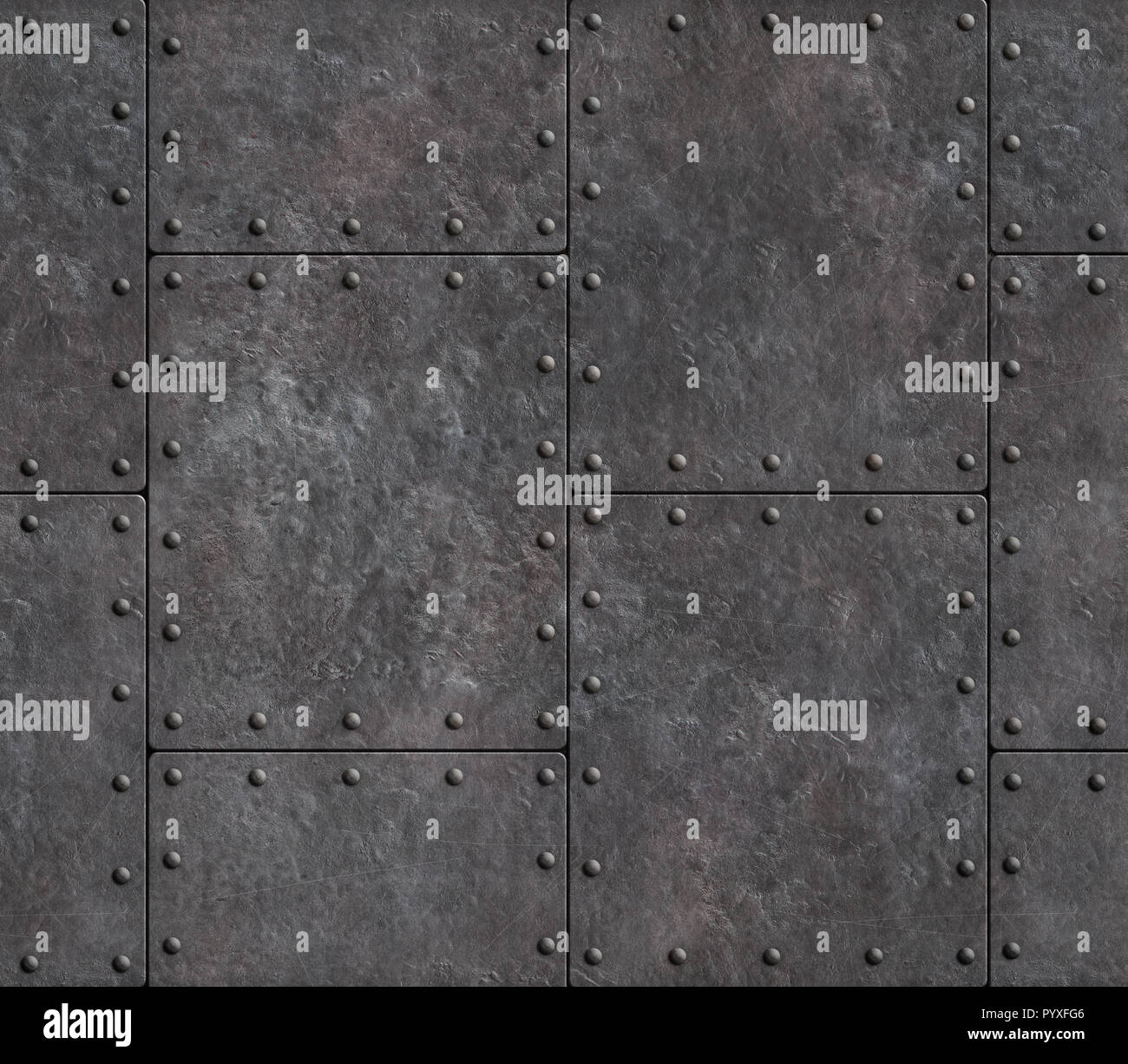 steam punk metal background 3d illustration Stock Photo - Alamy