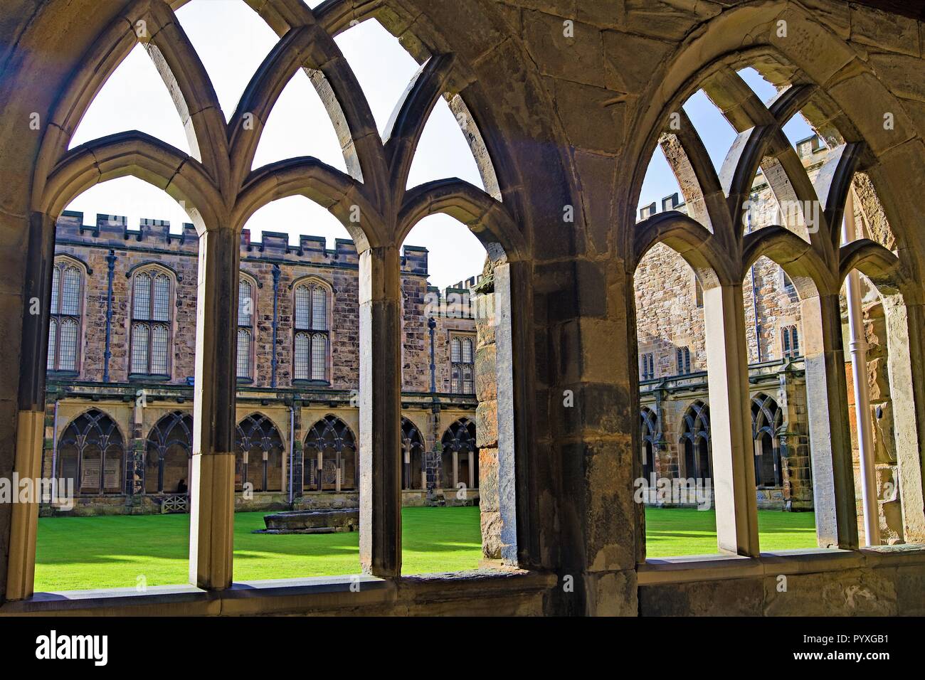 Taken to capture the ancient Norman architecture of Durham Cathedral ...