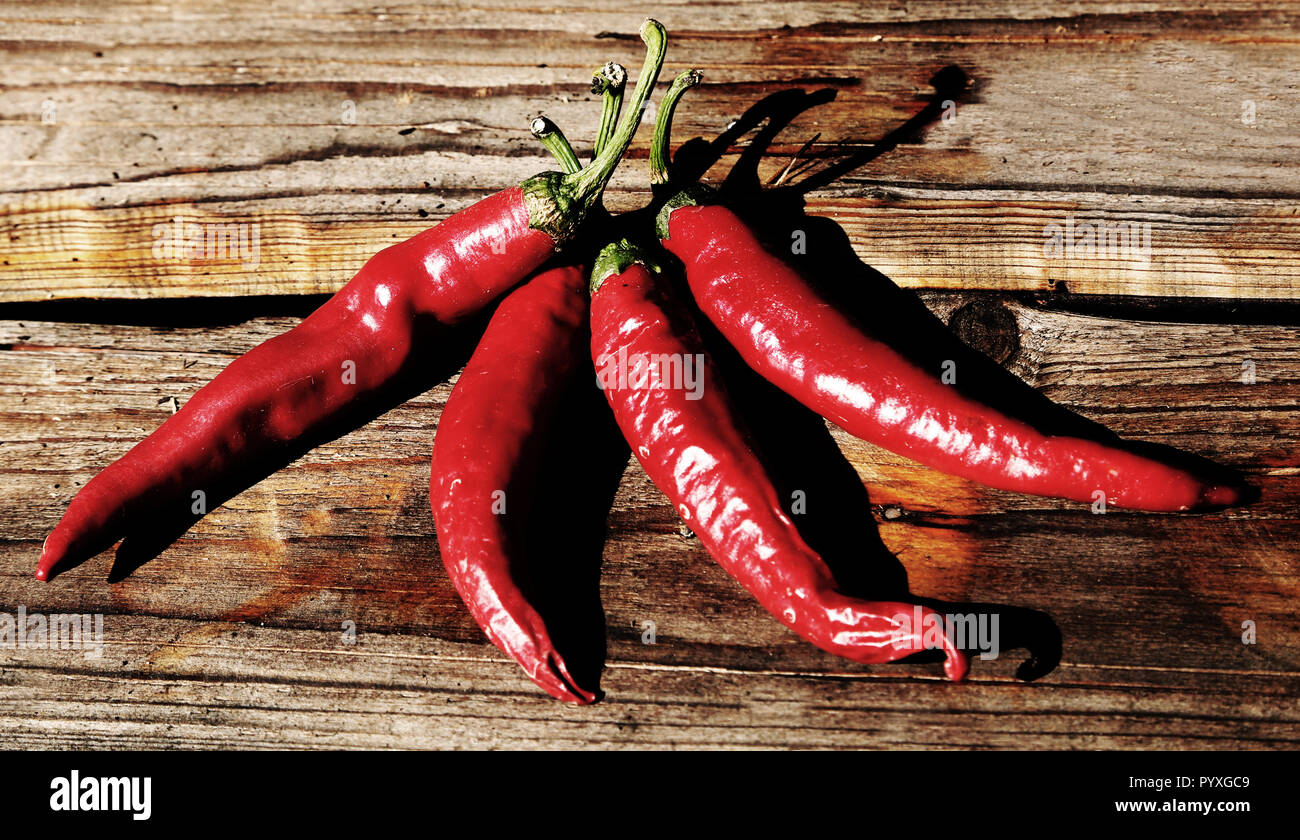 Four chillies hi-res stock photography and images - Alamy