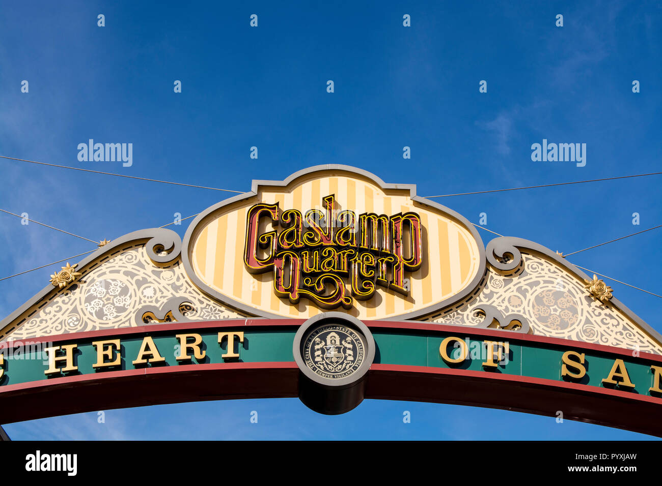 Gaslamp Quarter Logo Gaslamp Quarter Historic District | TCLF