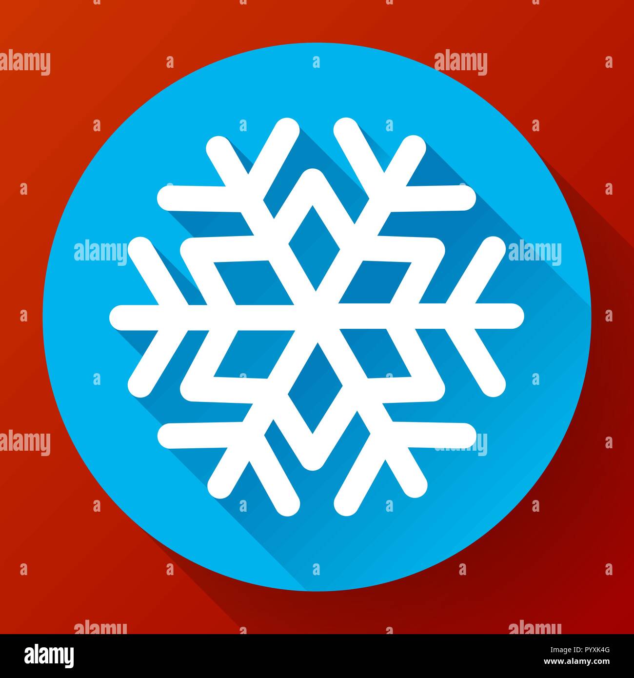 Snowflake icon Stock Vector Images - Alamy