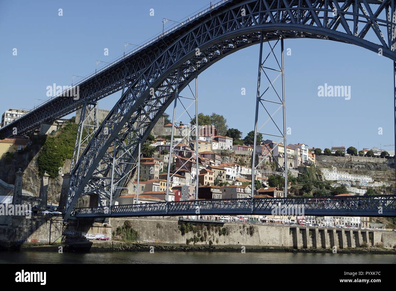 douro river bridge dom luis in porto Stock Photo - Alamy