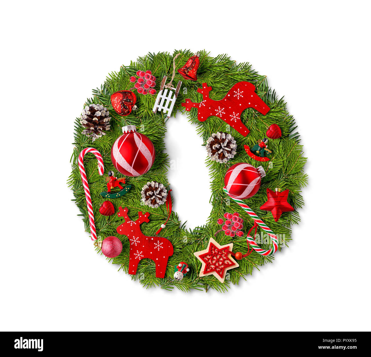 Christmas Numbers Font