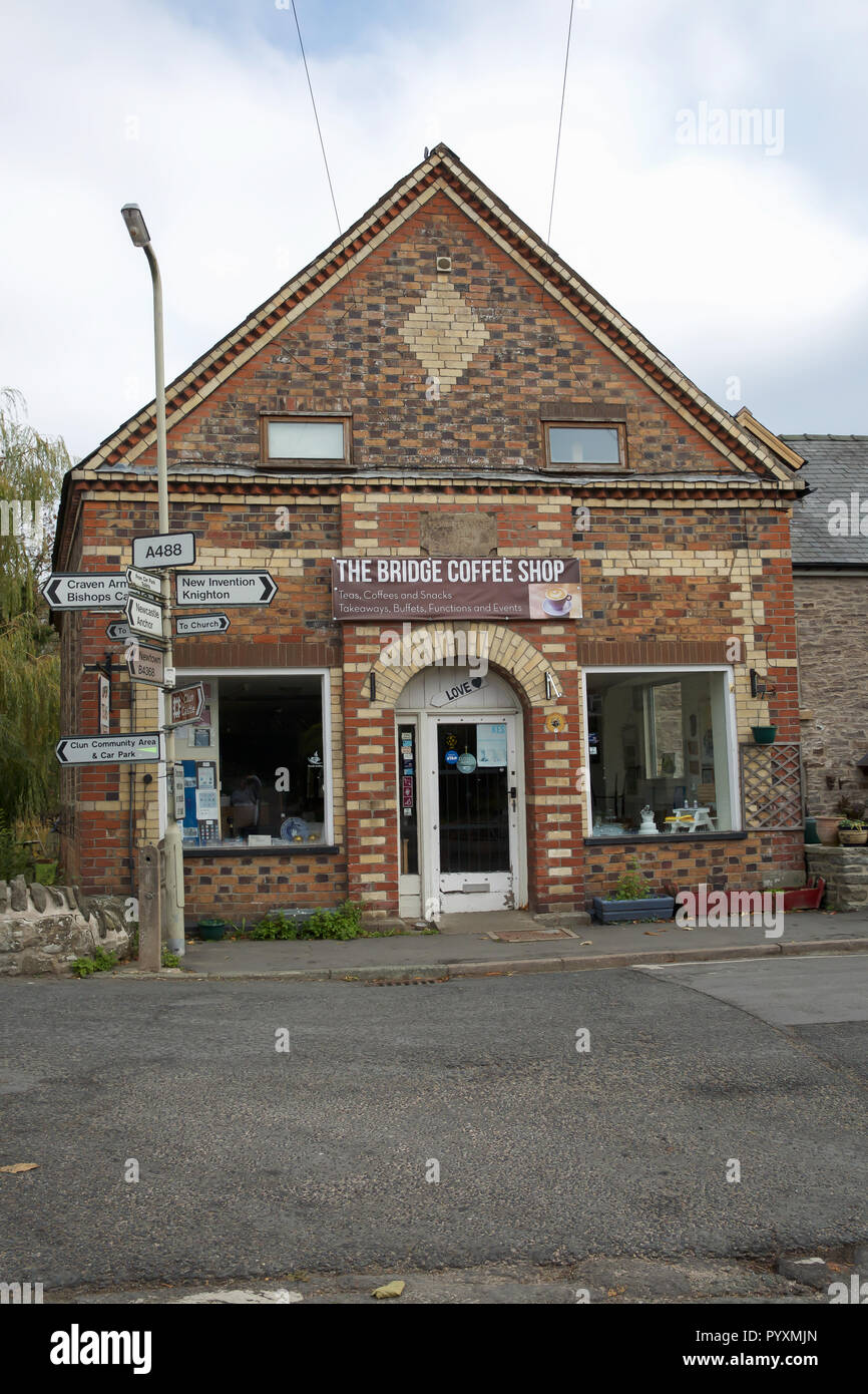 The Bridge Coffee shop in Wales Stock Photo - Alamy