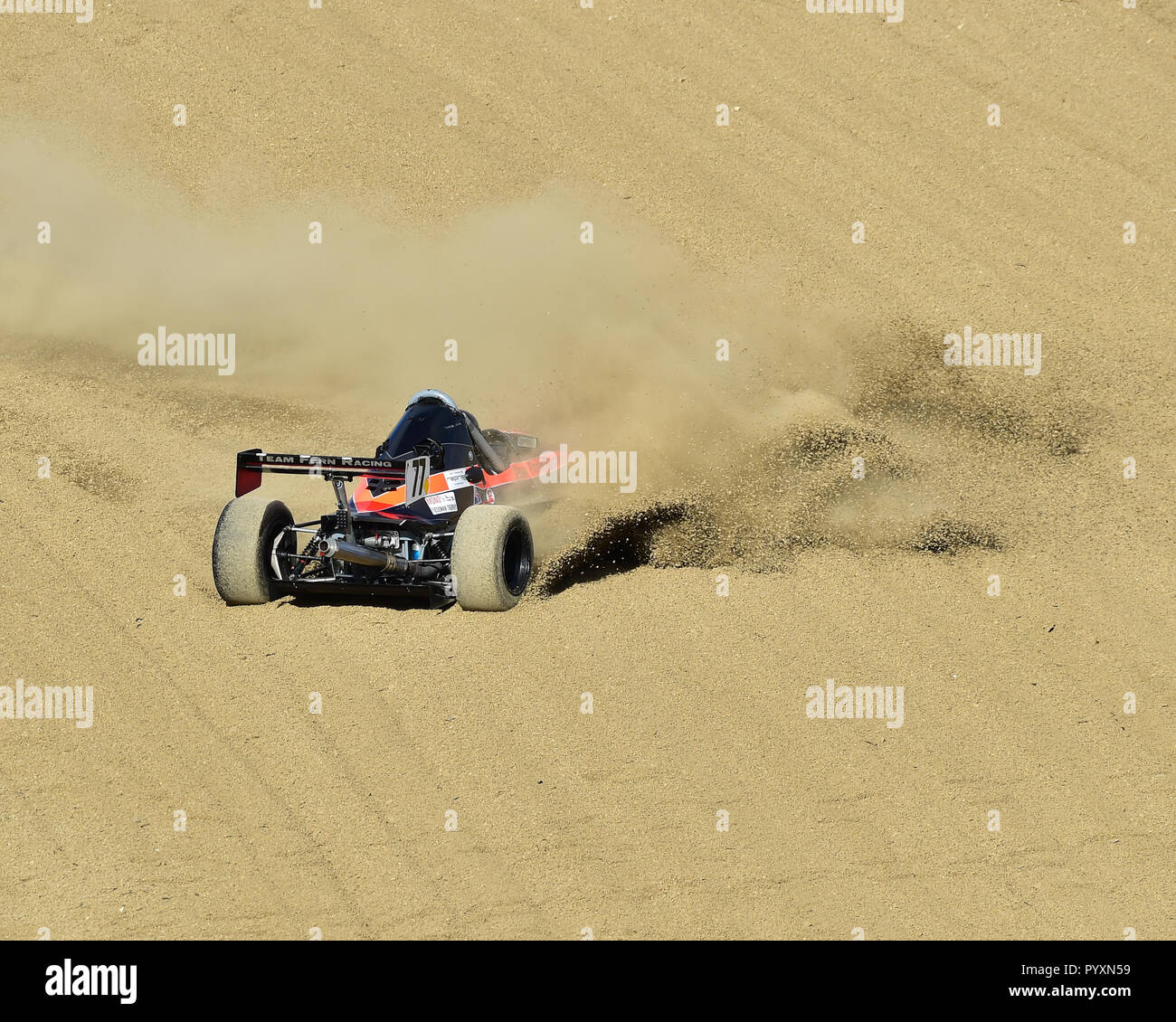 Into the gravel trap, Nigel Davers, Jedi Mk6, Tiedeman Trophy, British ...