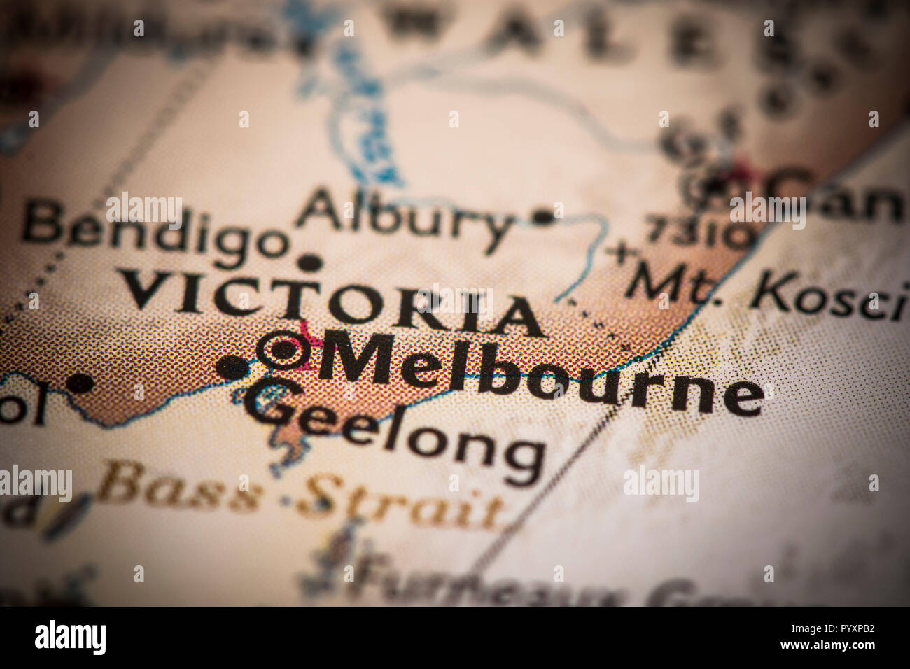 Australia political map hi-res stock photography and images - Alamy