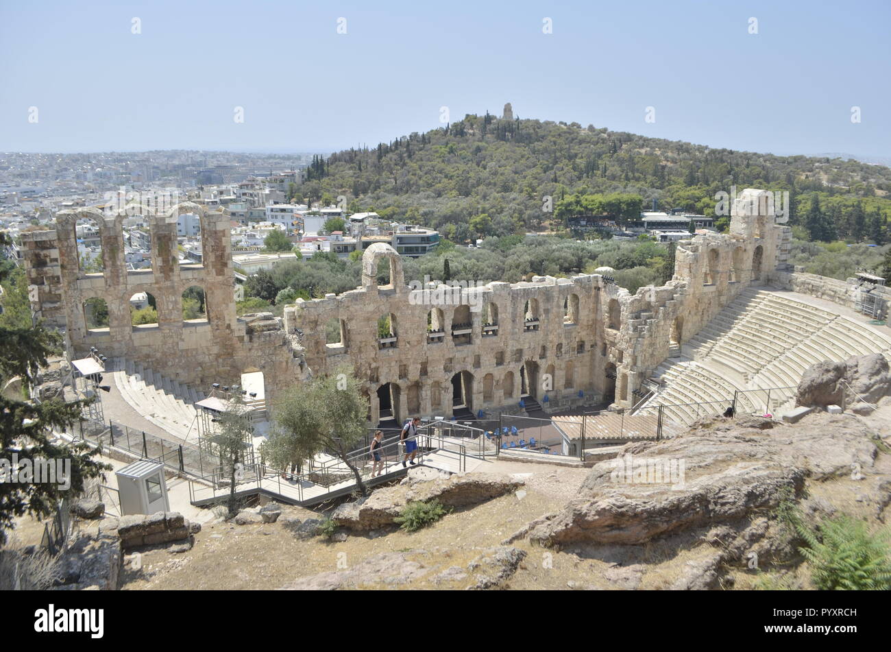 The Odeon of Herodus Atticus Stock Photo - Alamy