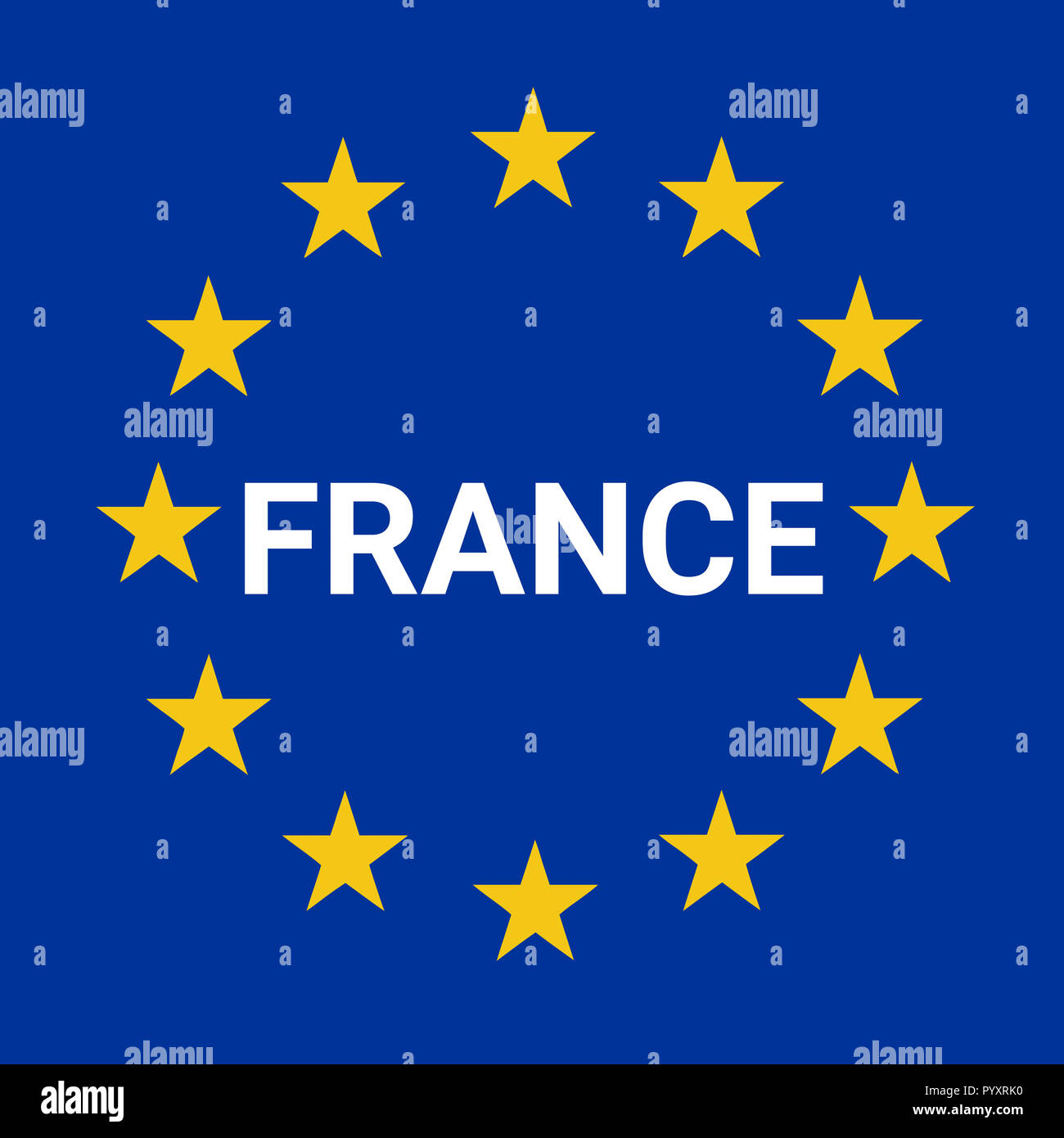 France border road sign illustration Stock Photo - Alamy