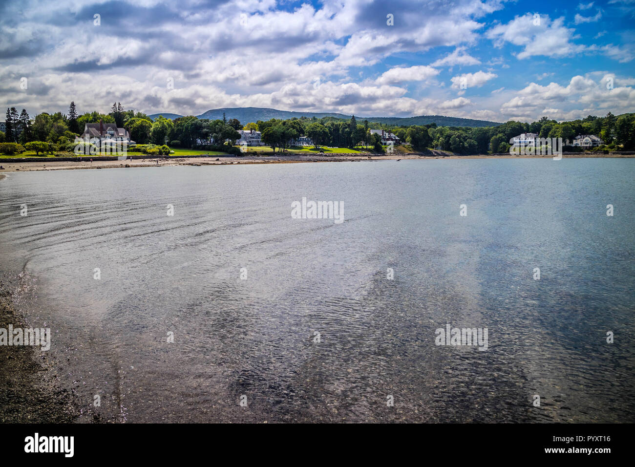 A spectacular view of a bay in Bar Harbor, Maine Stock Photo - Alamy
