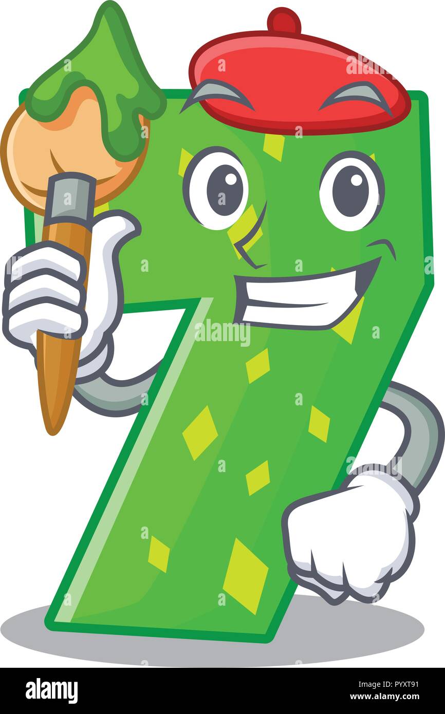 Letter artist cartoon illustration hi-res stock photography and images ...